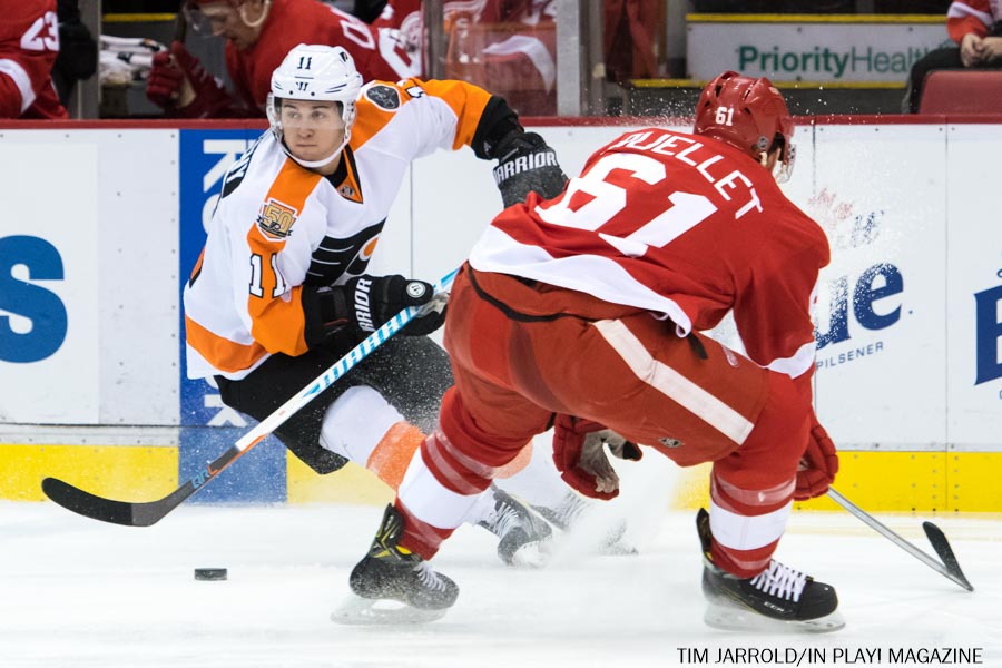 Detroit Red Wings vs Flyers - PIX - In Play! magazine