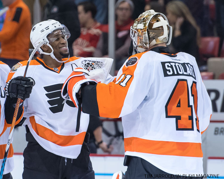 Detroit Red Wings vs Flyers - PIX - In Play! magazine