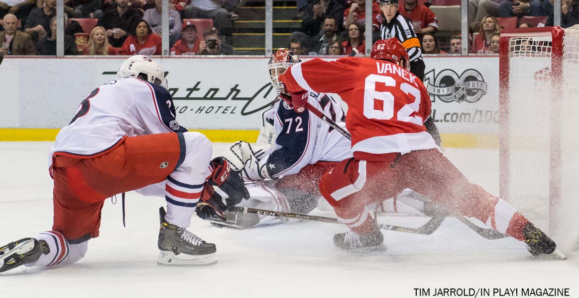 Red Wings vs Blue Jackets PIX - In Play! magazine