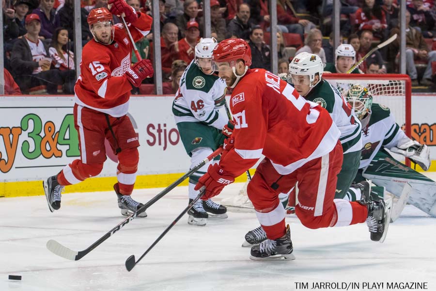 Red Wings vs Minnesota Wild PIX March 26, 2017 - In Play! magazine
