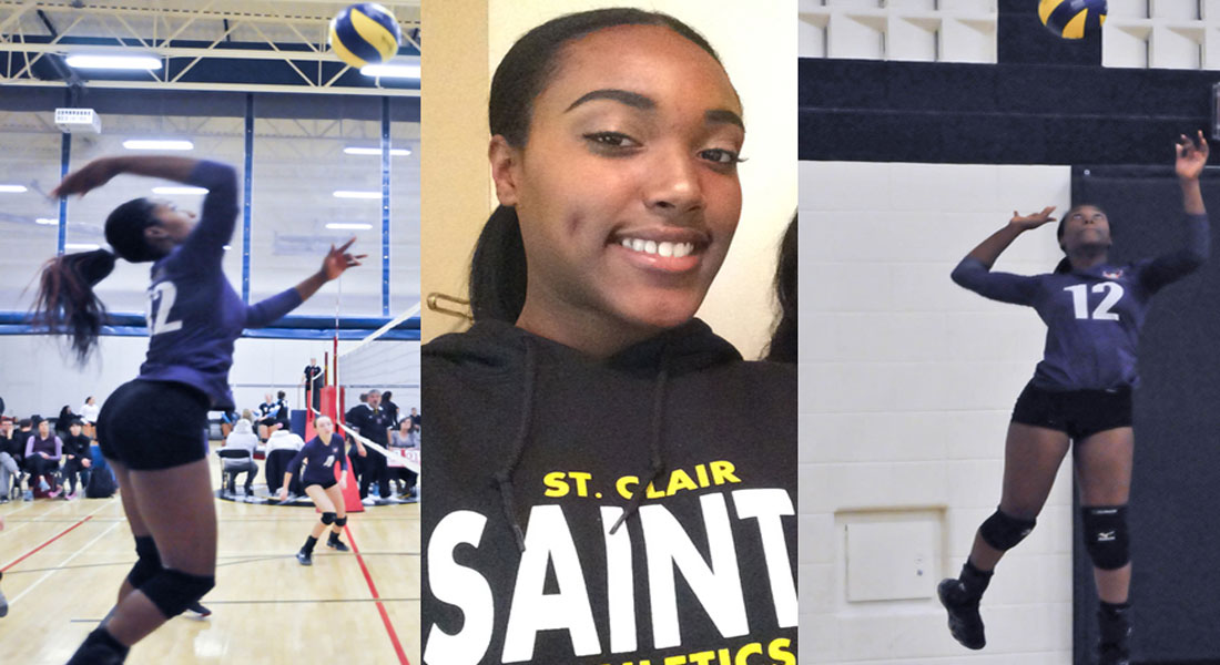 Saints Vball Sign Top Recruit Te-Anna Stephenson - In Play! magazine